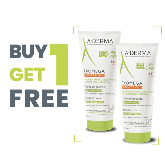 Aderma Exomega Control Cream Buy 1 Get 1 For Free | Free Delivery in ...