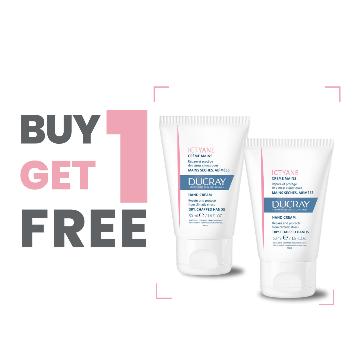 Ducray Ictyane Hand Cream Buy 1 Get 1 Free | Free Delivery in Lebanon