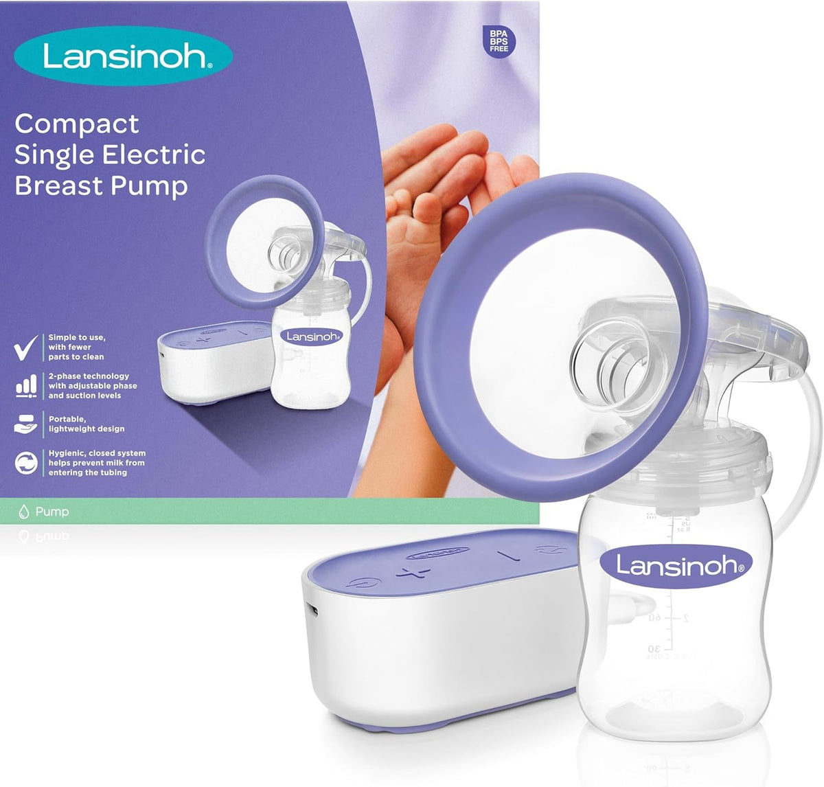 Lansinoh Single Electric Breast Pump | Free Delivery in Lebanon