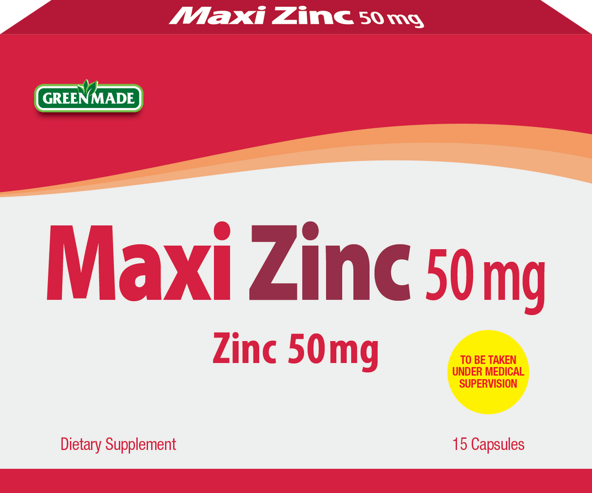 Maxi Zinc 15 capsules | Free Delivery in Lebanon